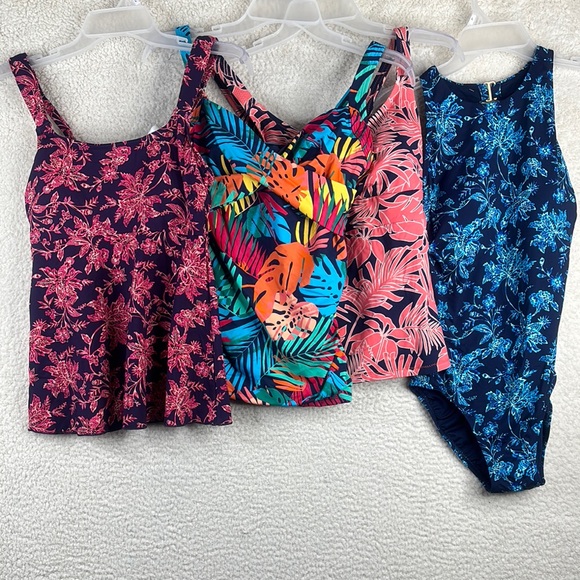 Lands' End | Swim | Nwt Lands End Womens Sample Swimsuit Bundle Full 3 ...